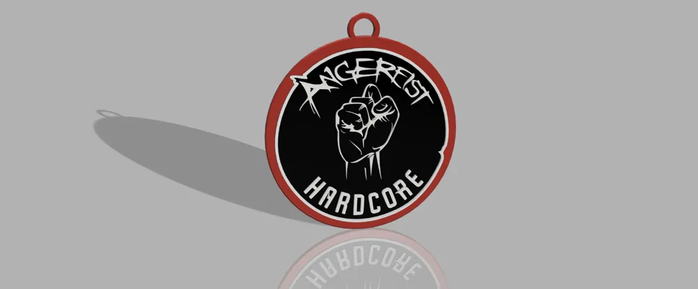 Angerfist ChainLogo by VK3DP - MakerWorld
