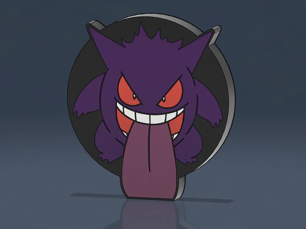 Gengar Lightbox by Sitsero - MakerWorld