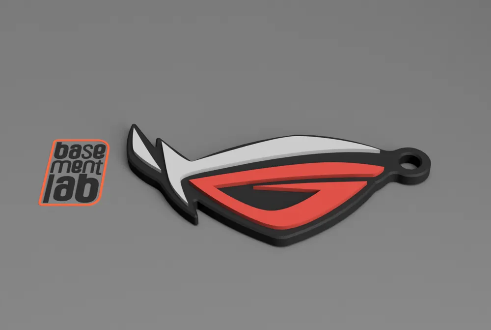 Asus ROG Keychain - Free 3D Print Model - MakerWorld