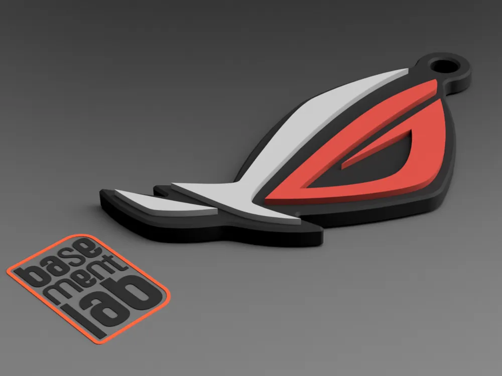 Asus ROG Keychain - Free 3D Print Model - MakerWorld