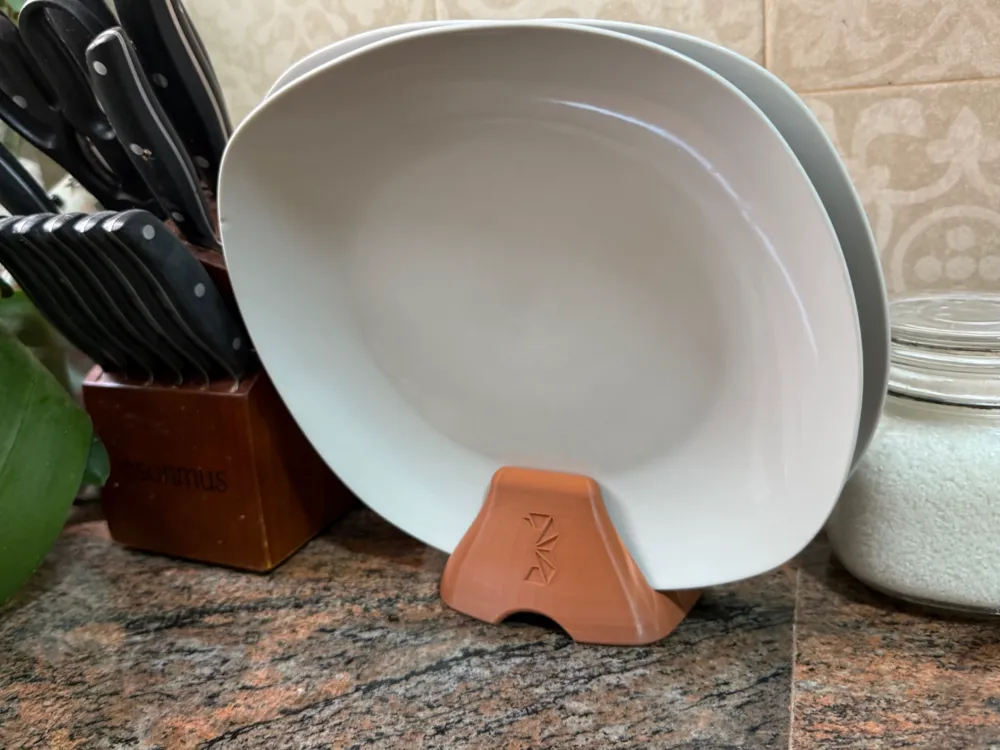 Simple dish/print plate organizer - Free 3D Print Model - MakerWorld