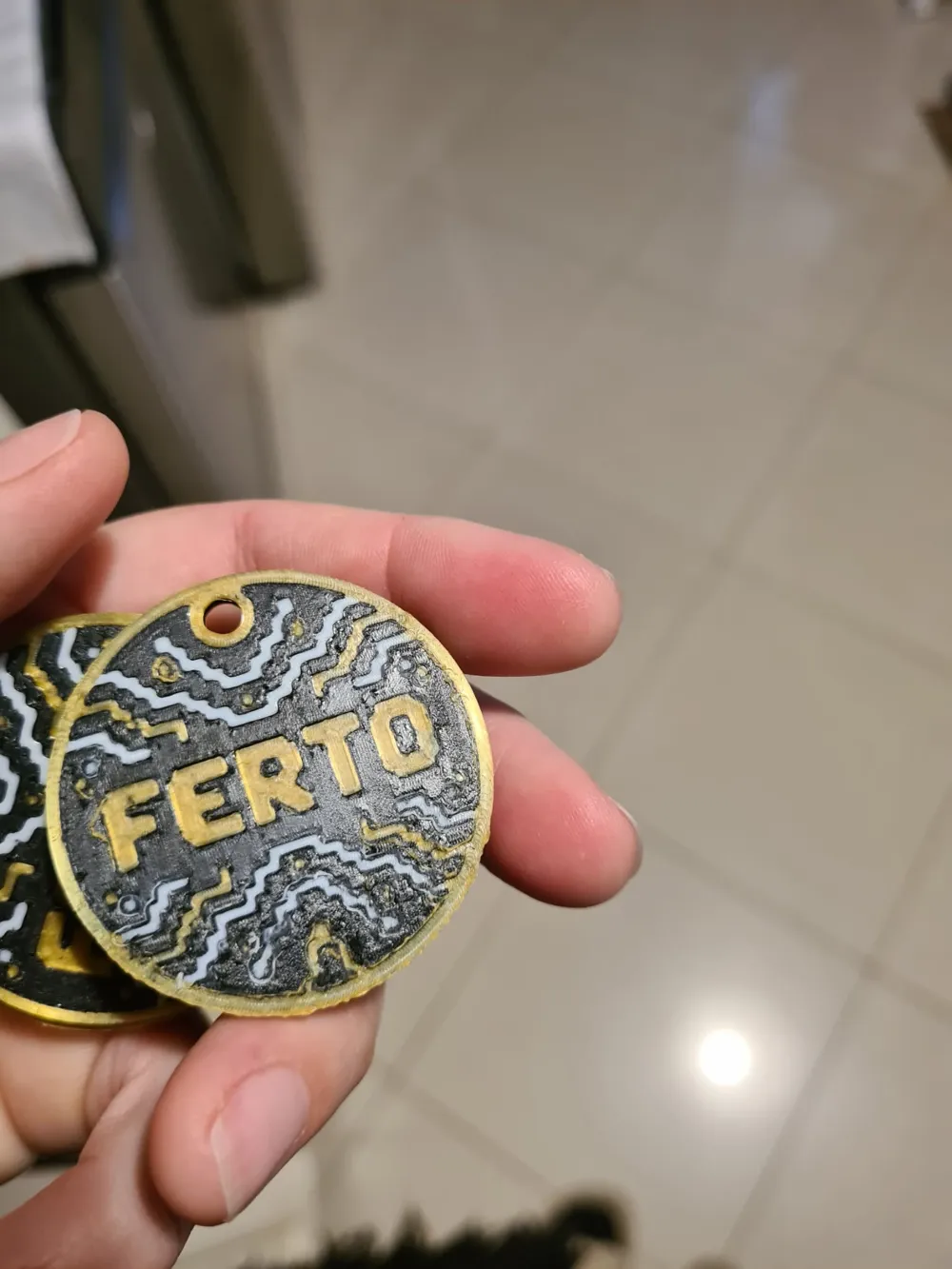 Eurovision 2026 Akylas-Ferto Keychain - Free 3D Print Model - MakerWorld