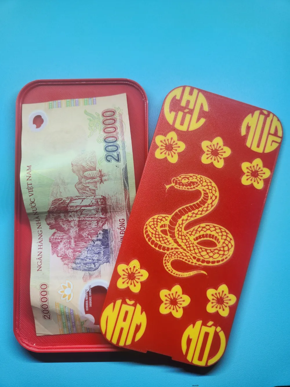 Lunar New Year, Tet - Lucky money box - Snake by Guayar MakerWorld ...