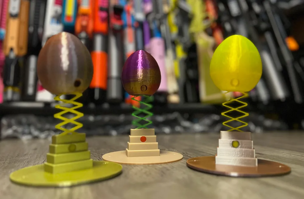 Flexi Easter Egg Kids Toy or for Nerf Target by ZakoJaz - MakerWorld