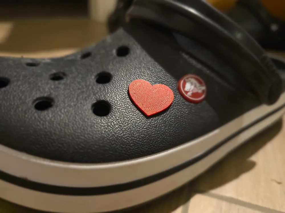 Crocs Heart Charm not just for Valentine's Day by Beo666 - MakerWorld