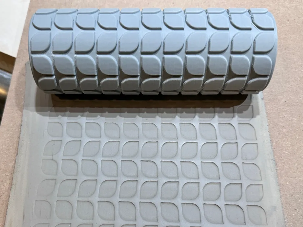 Mid Century Modern Texture Roller - Small Pattern - Free 3D Print Model ...