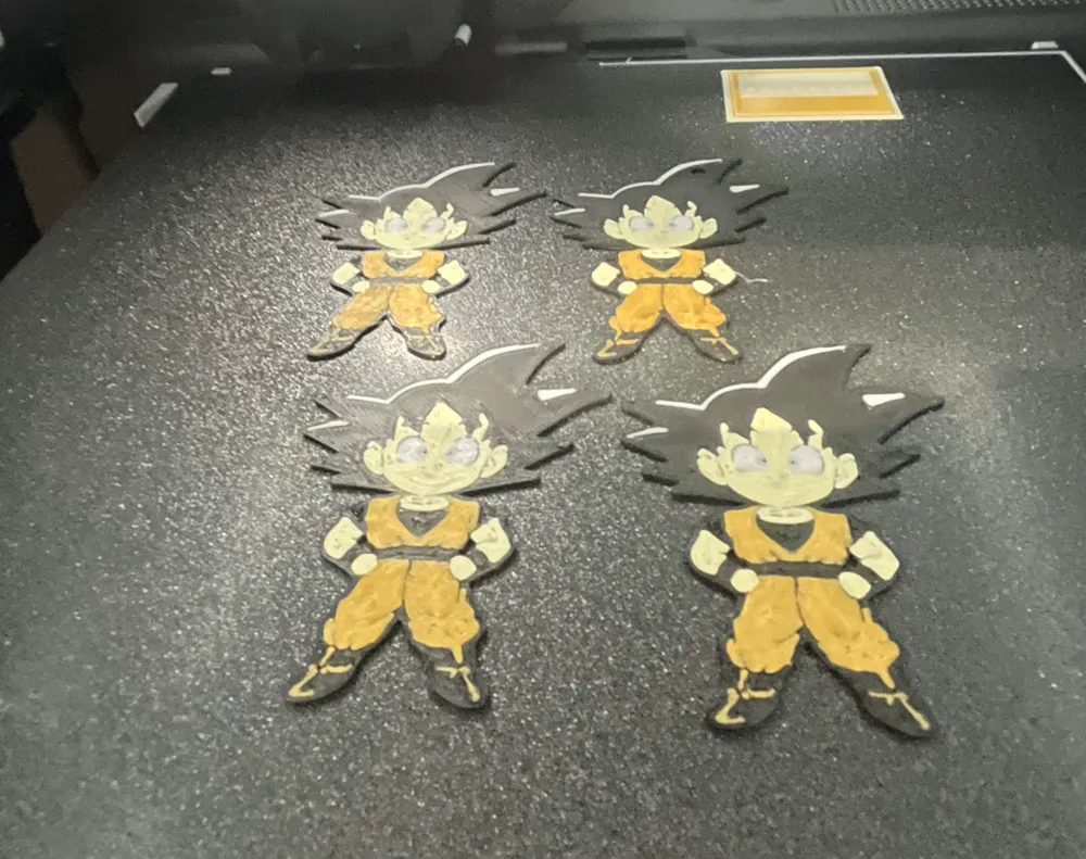 kid goku patch keychain dragonball magnetic by Eddy16 - MakerWorld