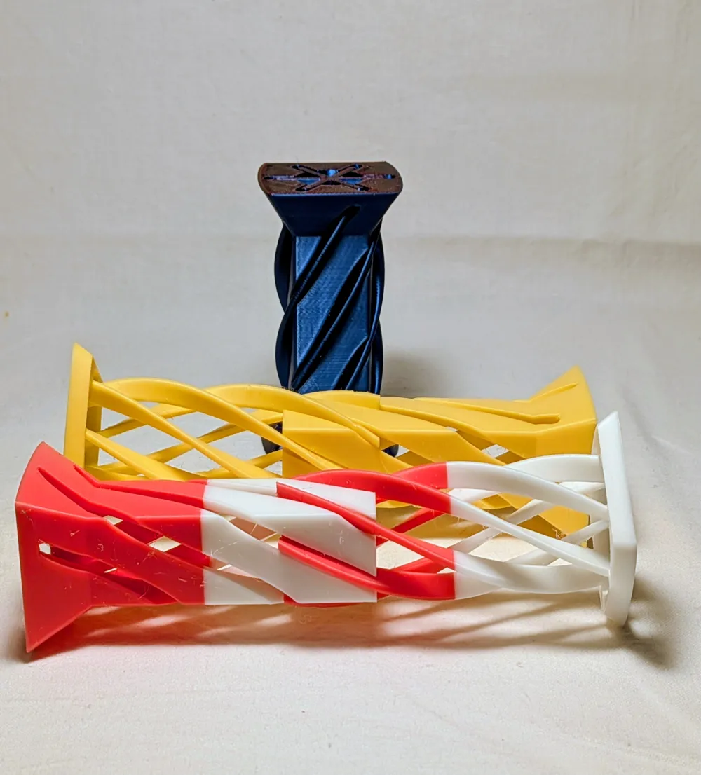 Repetitive Tower Fidget - Interlock pass thru Toy - Free 3D Print Model ...