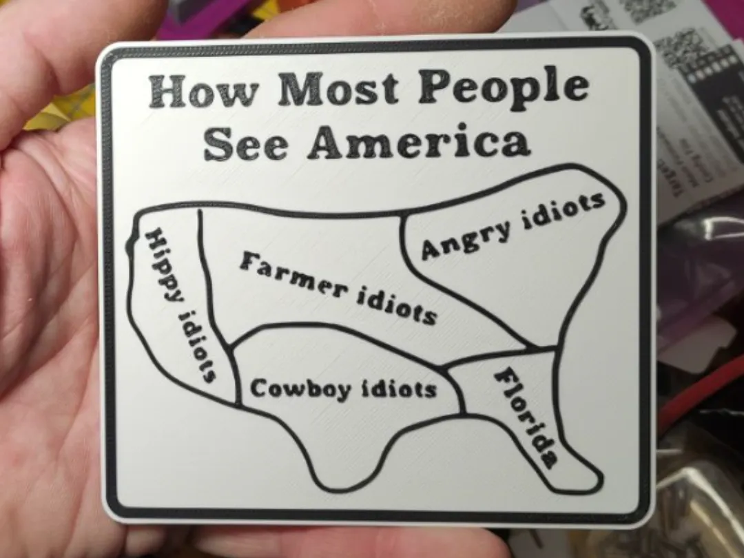 How most people see america - Free 3D Print Model - MakerWorld