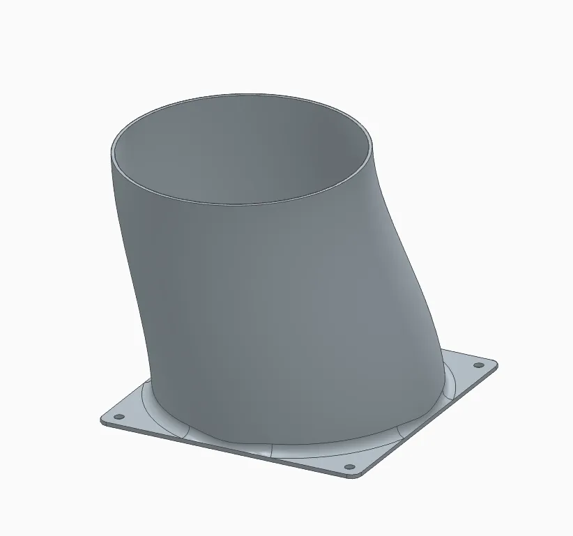 Pc intake to CPU cooler duct by Ceesje MakerWorld: Download Free 3D Models