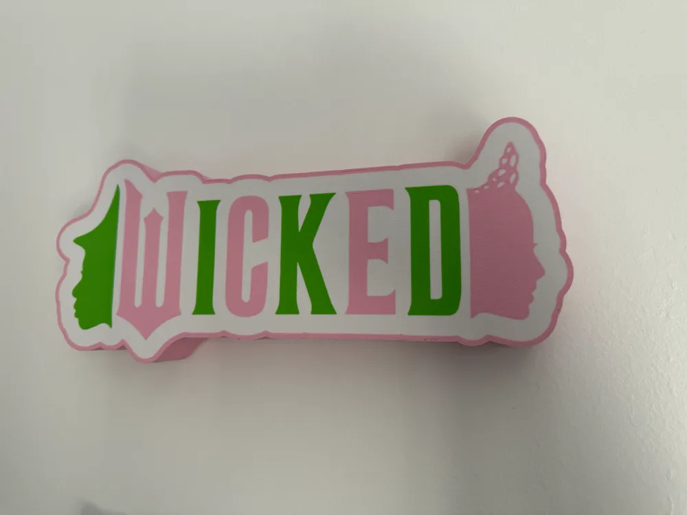Wicked Movie Lightbox - Free 3D Print Model - MakerWorld