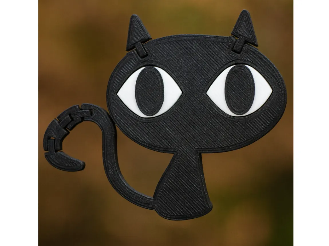Flexi cat - Free 3D Print Model - MakerWorld