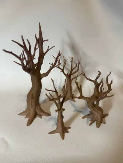 Set of 4 dead trees for Dungeons and Dragons DND by Mysstra hueforge ...
