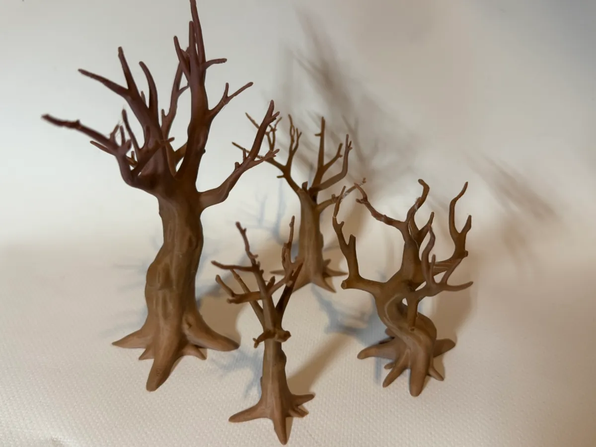 Set of 4 dead trees for Dungeons and Dragons DND - Free 3D Print Model ...