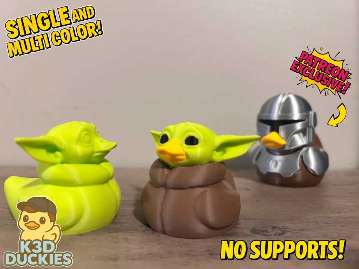 Grogu Duck - Free 3D Print Model - MakerWorld