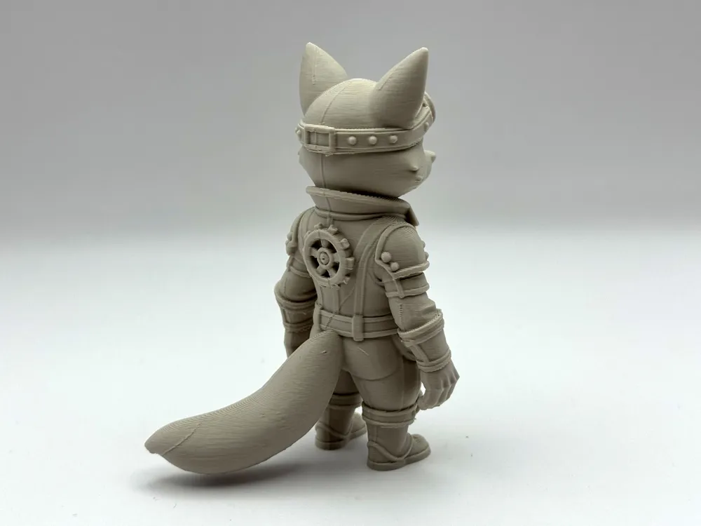 Steampunk Fox Figurine by Stigern MakerWorld: Download Free 3D Models