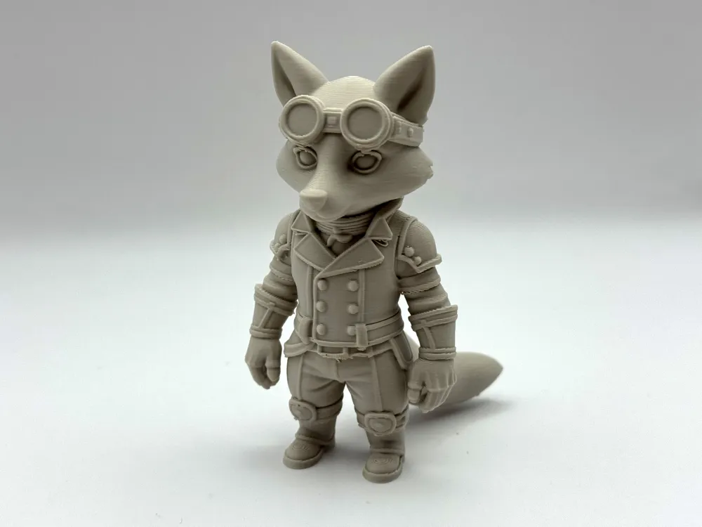 Steampunk Fox Figurine by Stigern MakerWorld: Download Free 3D Models