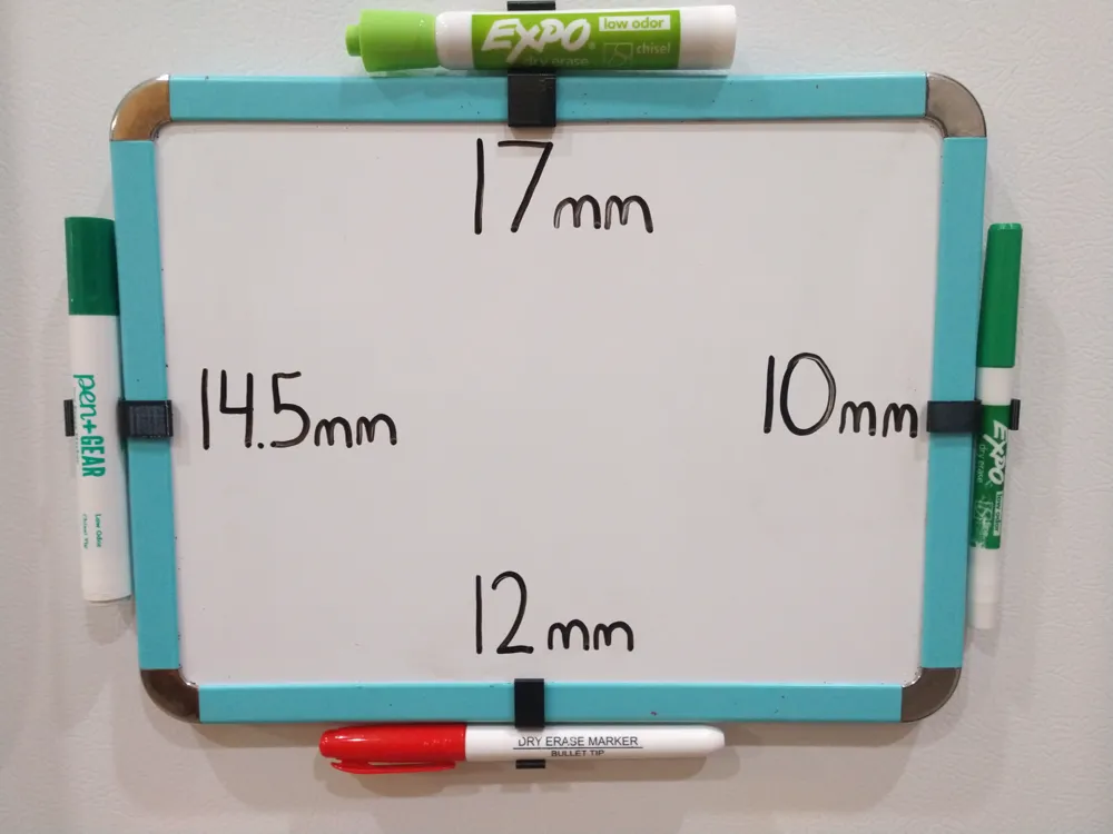 Marker clip for Dry Erase Board - multiple sizes by Alilara - MakerWorld