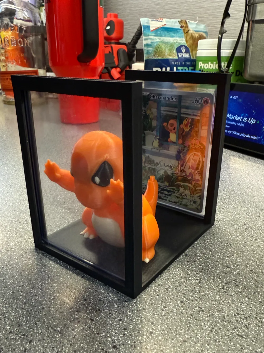Jealous Charmander POKEMON Card display 4 colors by Col10see - MakerWorld