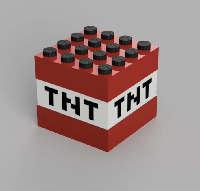 Minecraft TNT Building Brick by Tech0verlordMakerWorld: Download Free ...