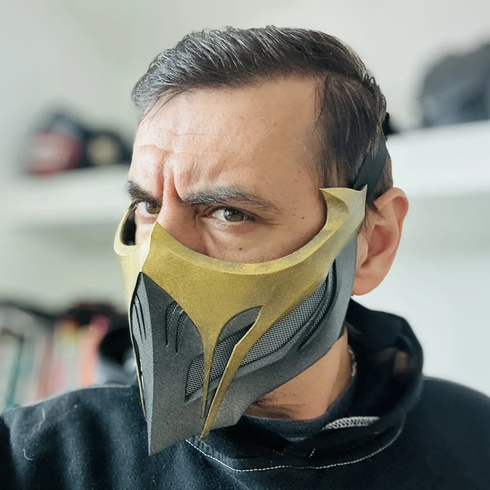 Máscara Sub Zero do MK1 - Fragmentos de Gelo por ShQ@r.Ok MakerWorld ...