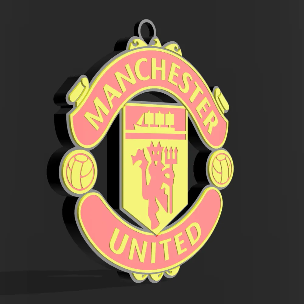 Manchester United Badge by Shurdle3D MakerWorld: Download Free 3D Models