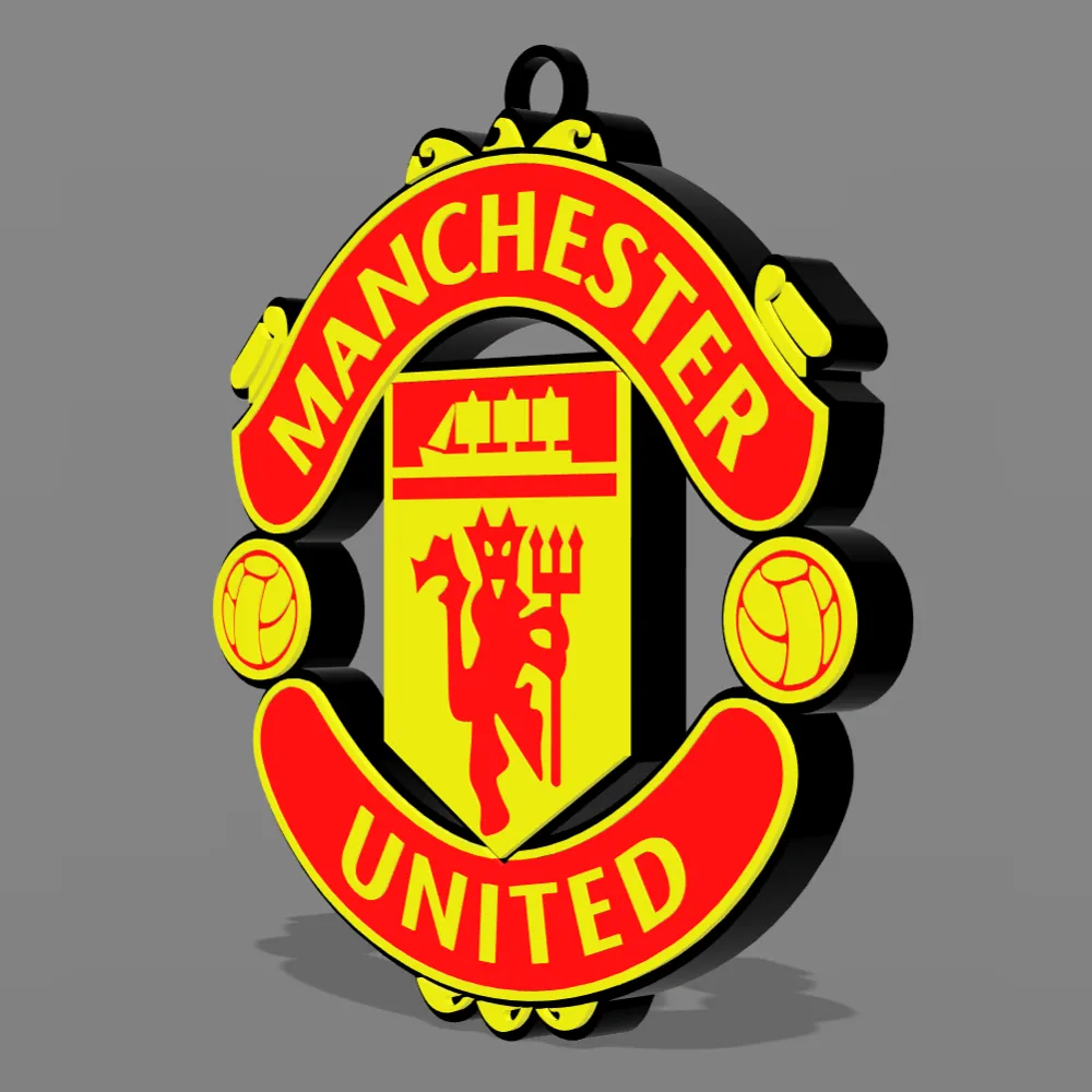 Manchester United Badge - Free 3D Print Model - MakerWorld