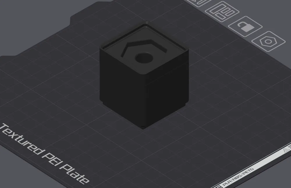 Gridfinity Wera Driver 1x1 Bin - Extended - A1 Mini - Bambu Handy ...