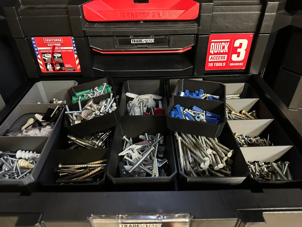 Custom Drawer Bins for Craftsman TRADEStack by CP - 正大美国 MakerWorld ...