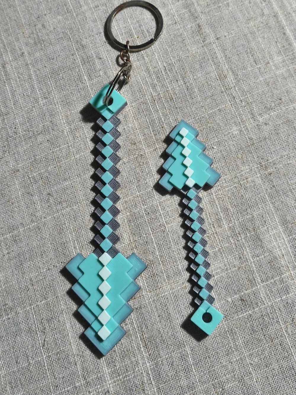 Minecraft Spear Keychain by AndresT MakerWorld: Download Free 3D Models