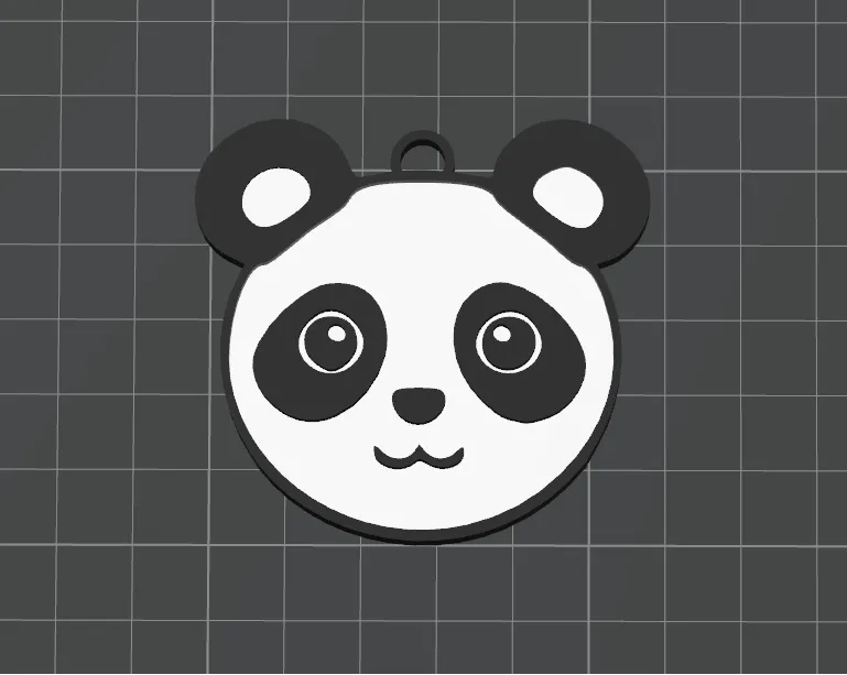 Panda Keychain by TOMPRESS3D - MakerWorld
