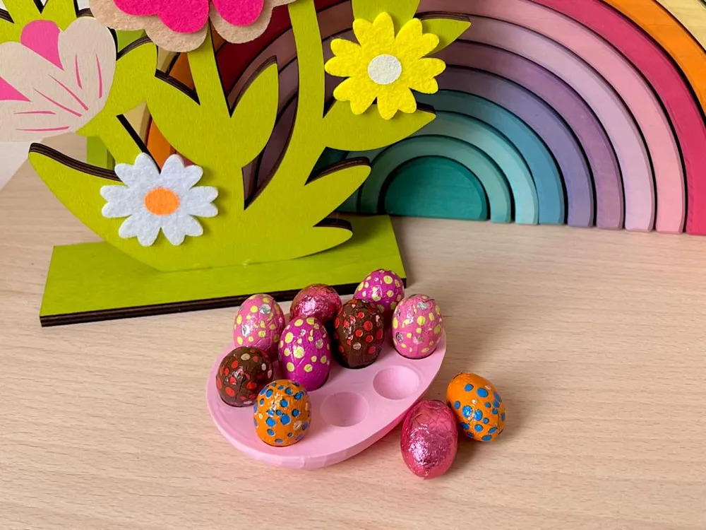 Chocolate Easter Egg Bowl by Printgeluk - MakerWorld