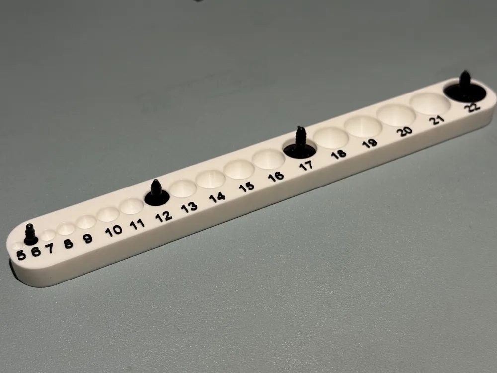 Sphere gauge 5mm to 22mm - Free 3D Print Model - MakerWorld