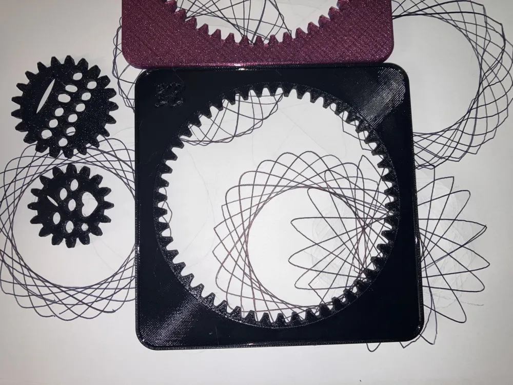 Spirograph V2 One Color by Swampscreech MakerWorld: Download Free 3D Models