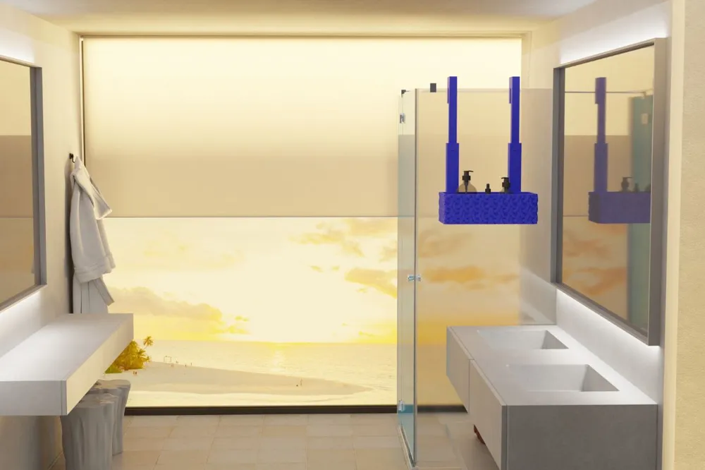 Shower Door Caddy - Free 3D Print Model - MakerWorld