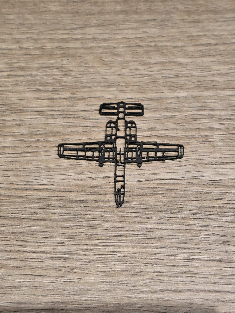 A10 Thunderbolt Wall Art Minimalist Silhouette by Frankie - MakerWorld