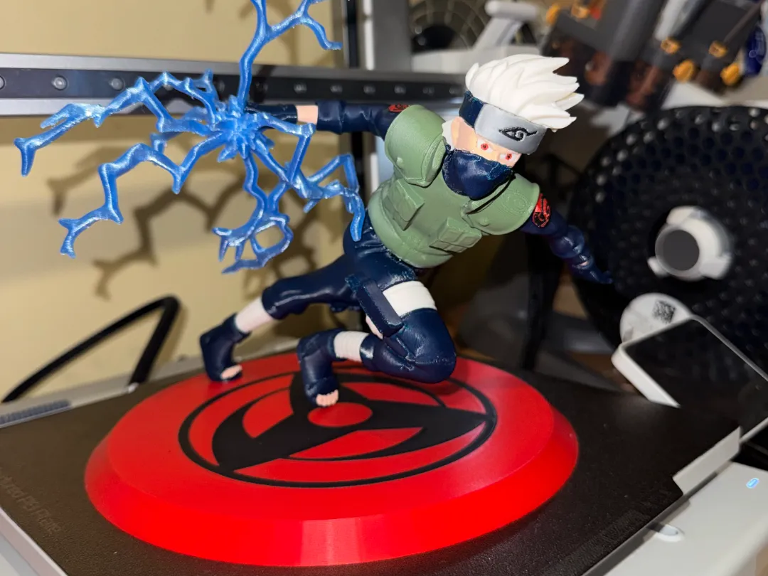 Kakashi Hatake Chidori - Naruto - Free 3D Print Model - MakerWorld