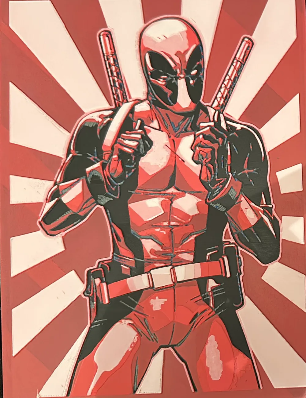 Deadpool Hueforge Print By Mikeyd Makerworld