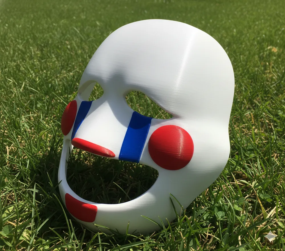 Five Night's At Freddys Movie 2 Marionette Mask - Free 3D Print Model ...