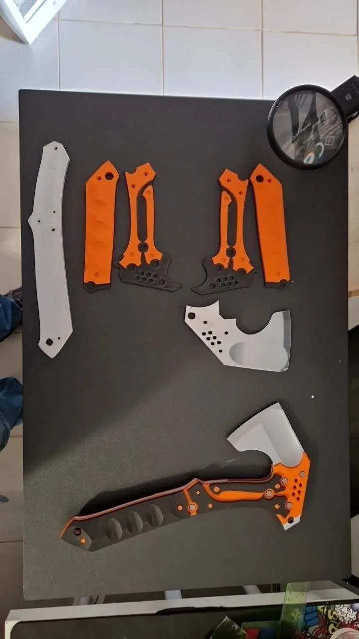 Tactical Axe "A-Team X2" by Tetsuo MakerWorld: Download Free 3D Models