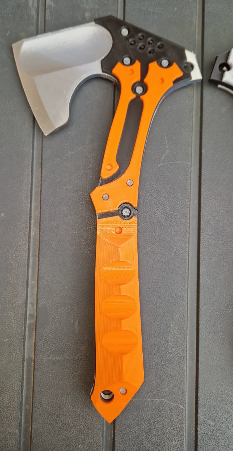 Tactical Axe "A-Team X2" by Tetsuo MakerWorld: Download Free 3D Models