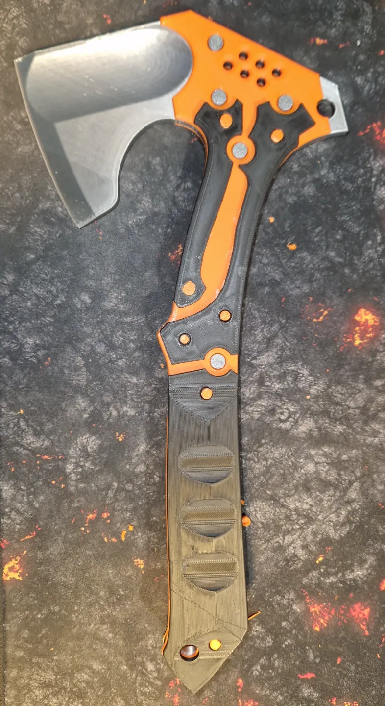 Tactical Axe "A-Team X2" by Tetsuo MakerWorld: Download Free 3D Models