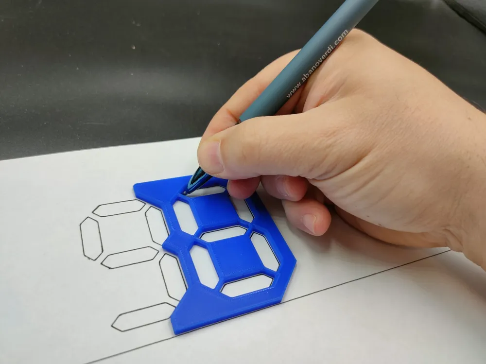 Alphanumeric lettering guide - Free 3D Print Model - MakerWorld