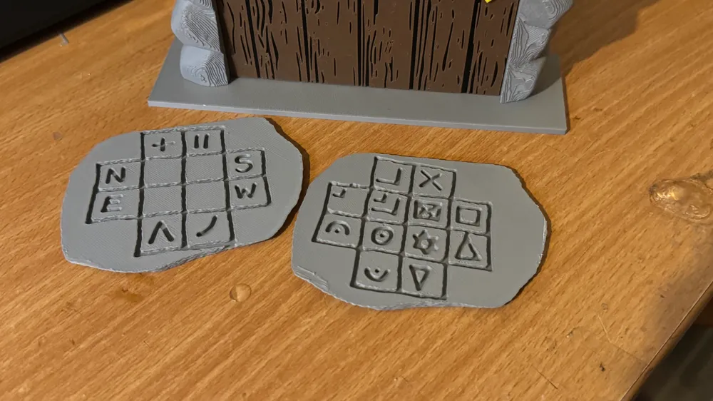 David's overly-complicated D&D Dungeon Door Puzzle - Free 3D Print ...