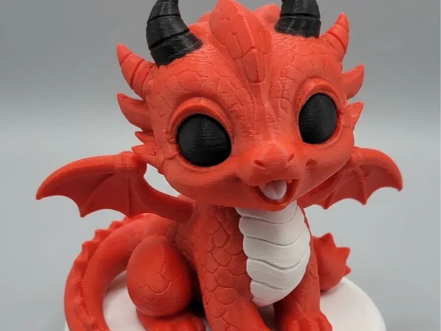 Cute Mini Baby Devil Dragon - Free 3D Print Model - MakerWorld