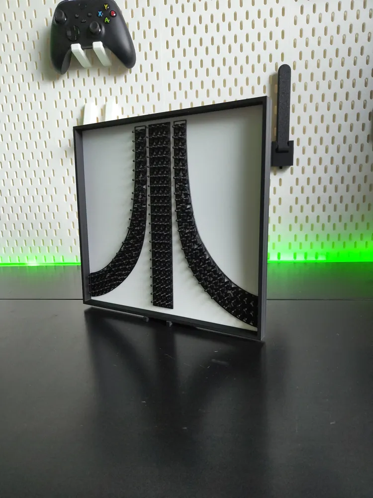 Atari arcade stick plaque (logo only) by vincevic MakerWorld: Download ...