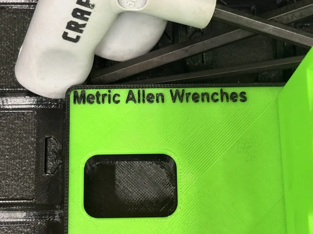Craftsman Metric Allen Key Holder - Free 3D Print Model - MakerWorld