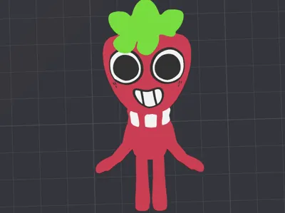 Sprout Plush from Dandys World by Satthecat MakerWorld: Download Free ...