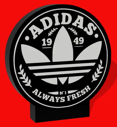 Adidas Lightbox LED Lamp by braga3dprint - MakerWorld