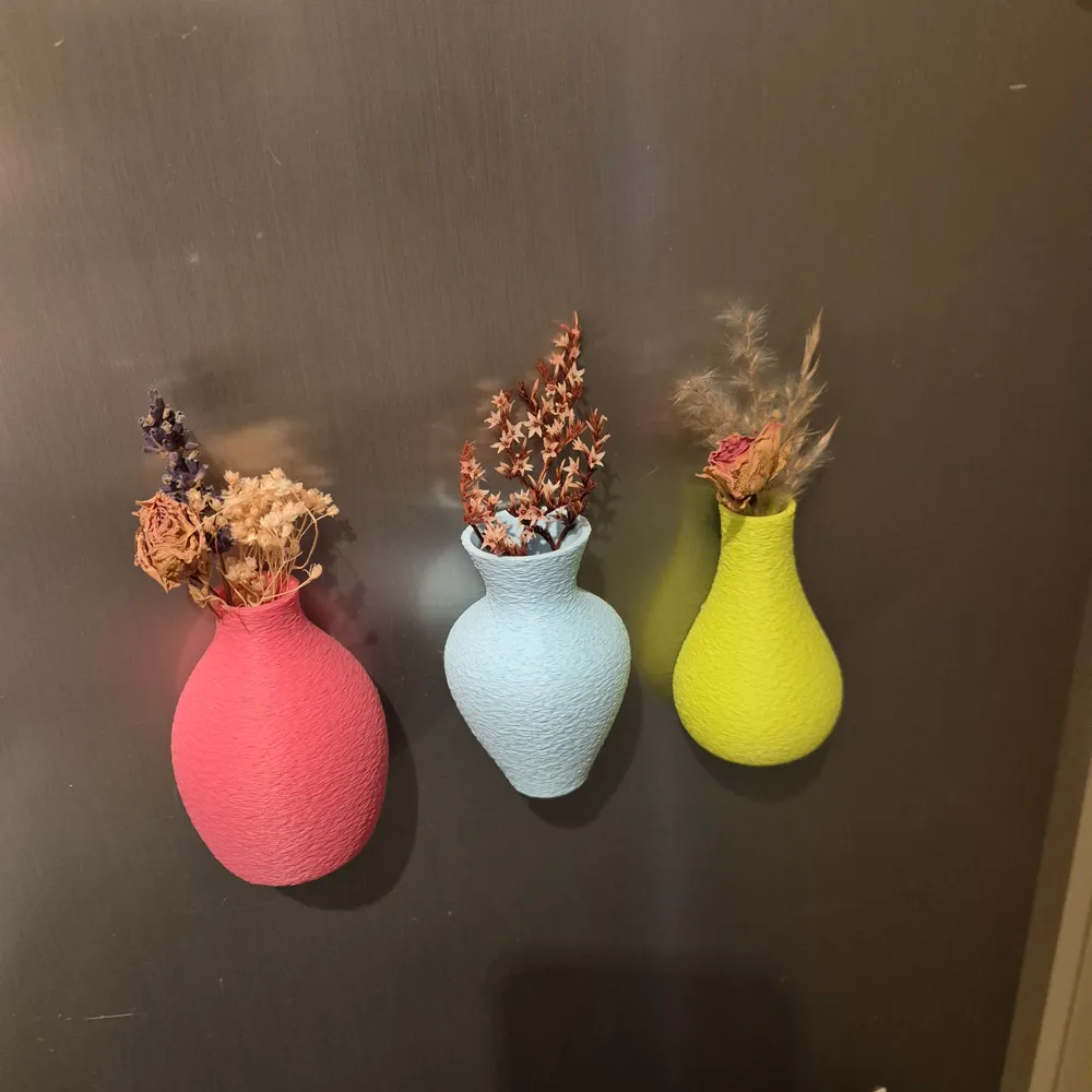 Magnetic Vases – Colorful & Modern Design - Free 3D Print Model ...